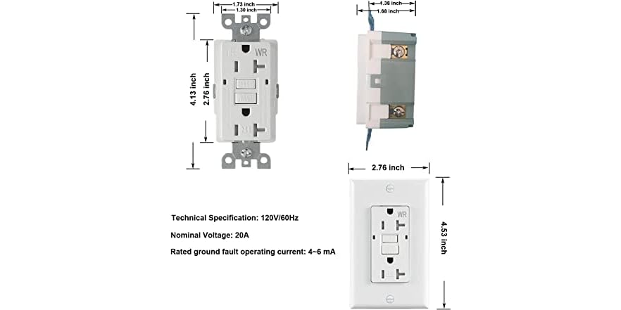 Wall Outlets Duplex Outlet Receptacle