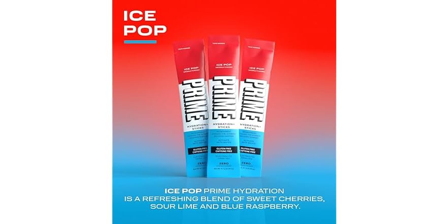 PRIME HYDRATION+ Sticks ICE POP