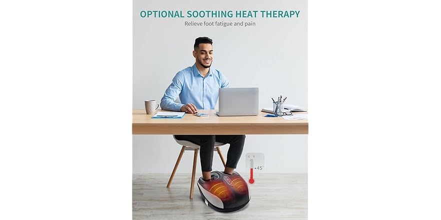 Nekteck Shiatsu Foot Massager with Air Compression (Open Box)