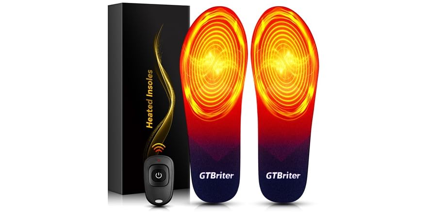 GTBriter Heated Insoles Remote Control