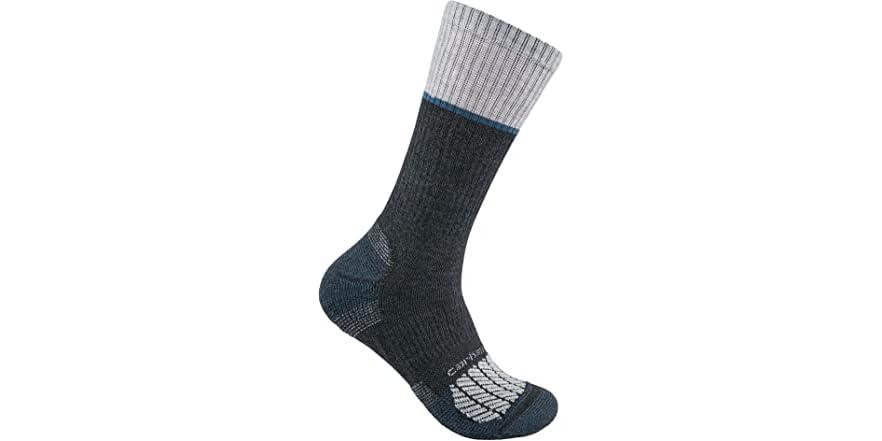 Carhartt Men's Steel Toe Socks 2 Pairs