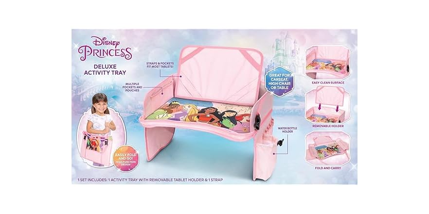 Disney Princess Kids Travel Tray