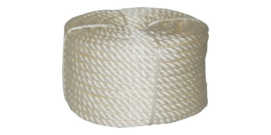 Twisted Nylon Rope Coilette 1/2" x 100'