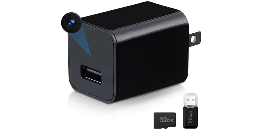 HD 1080P Nanny Cam Wall Outlet Charger