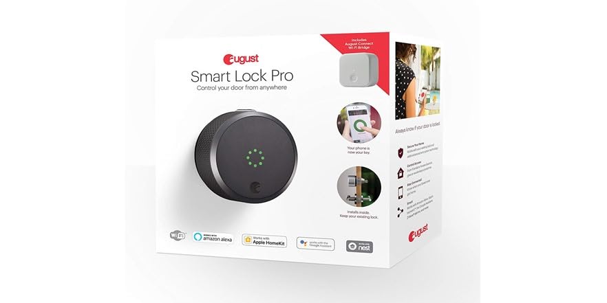 August Smart Lock Pro + Connect Wi-Fi Bridge