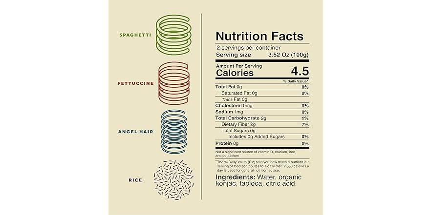 (2 Pack) It's Skinny Rice Pasta– Organic 6 Pack