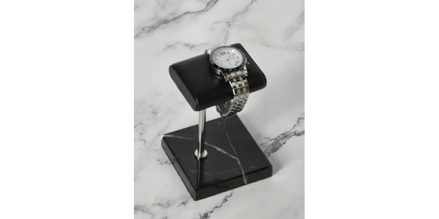 Padded Vegan Leather Watch Display Stand