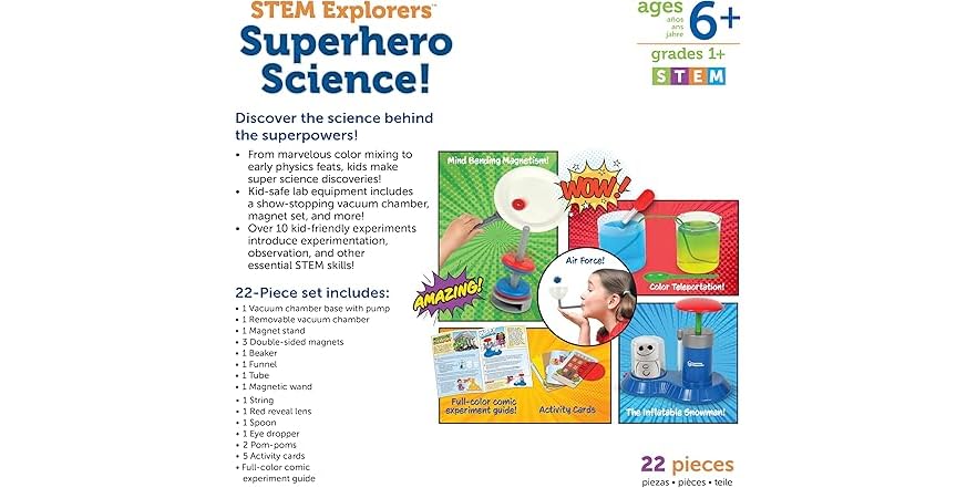 STEM Explorers Superhero Science!, Science Kit