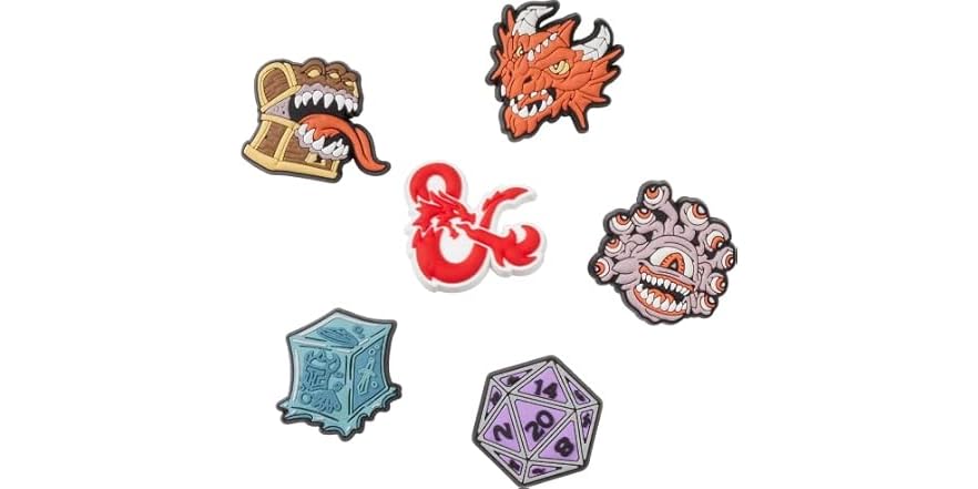 Crocs Dungeons and Dragons Shoe Charms