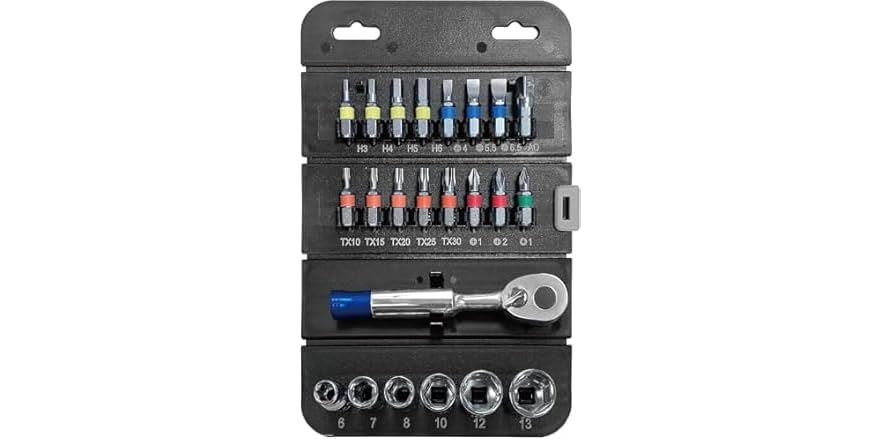 Easy-Folding Socket and Bit Set Case
