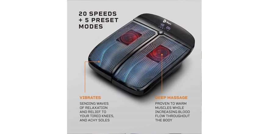 LifePro Vitalize Plus Heated Foot Massager Machine