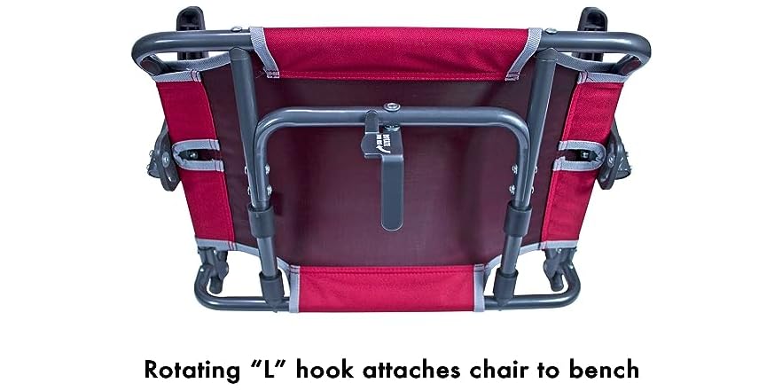 GCI Outdoor Big Comfort Stadium Chair With Armrests