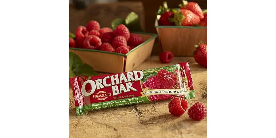 32ct Orchard Bars - Strawberry, Raspberry & Walnut