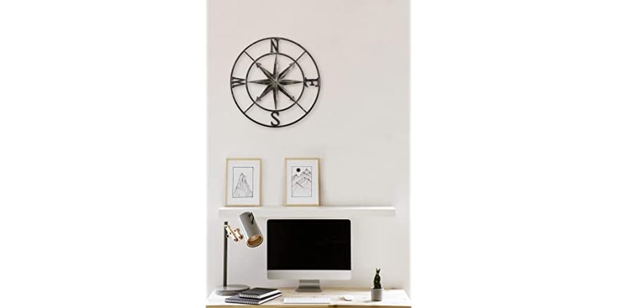 Creative Co-op Decorative Metal Compass