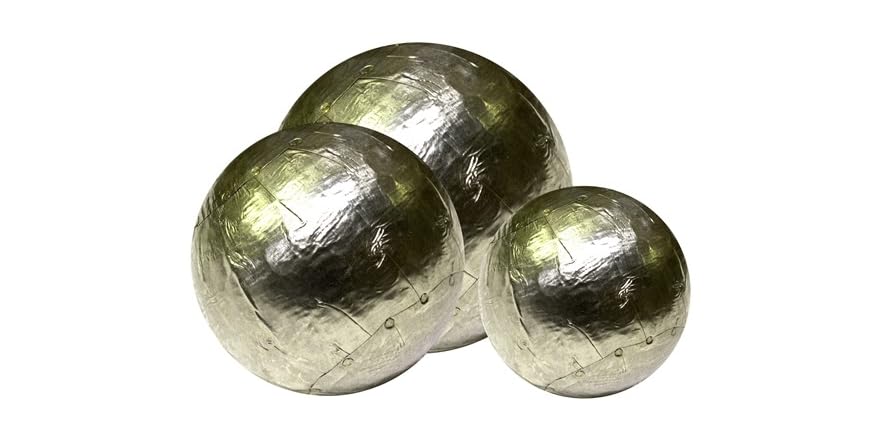 Silver Orbs Set of 3