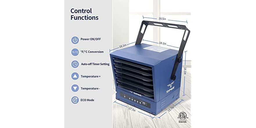 TEMPWARE TEMPWARE Garage Heater 10,000 Watt