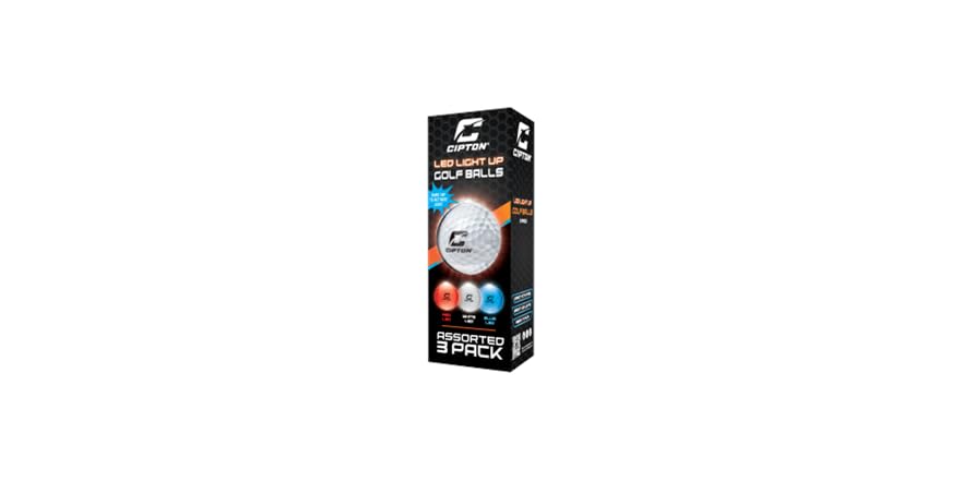 Cipton Touch Activated LED Golf Balls