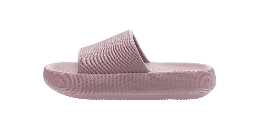 BRONAX Slides, 6-7 Women/4.5-5.5 Men, Blush