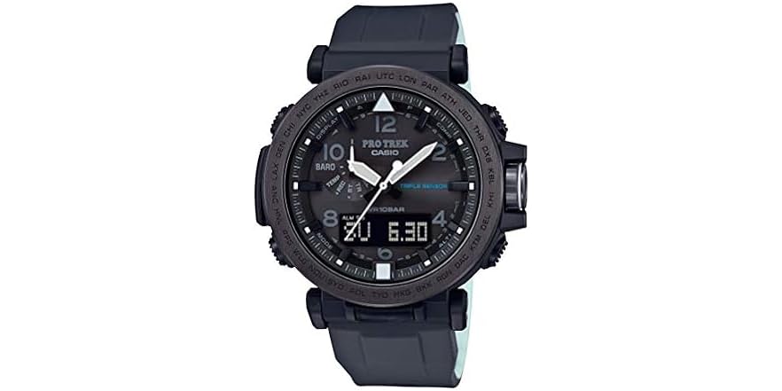 Casio 'PRO TREK' Solar Powered Watch