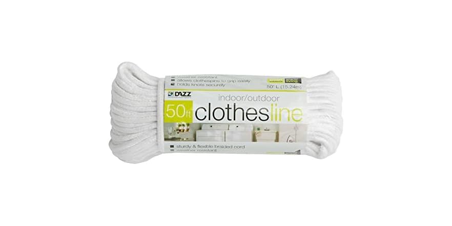 Smart Design 50ft Clothesline Cord