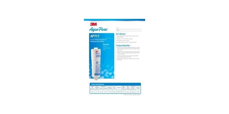 3M Aqua-Pure AP717 Water Filter System