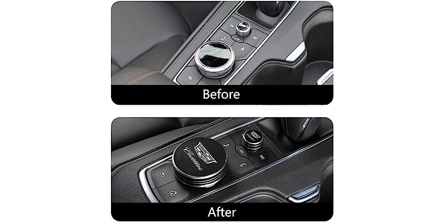 Center Control Multimedia Button Emblem for Cadillac 2019-2020