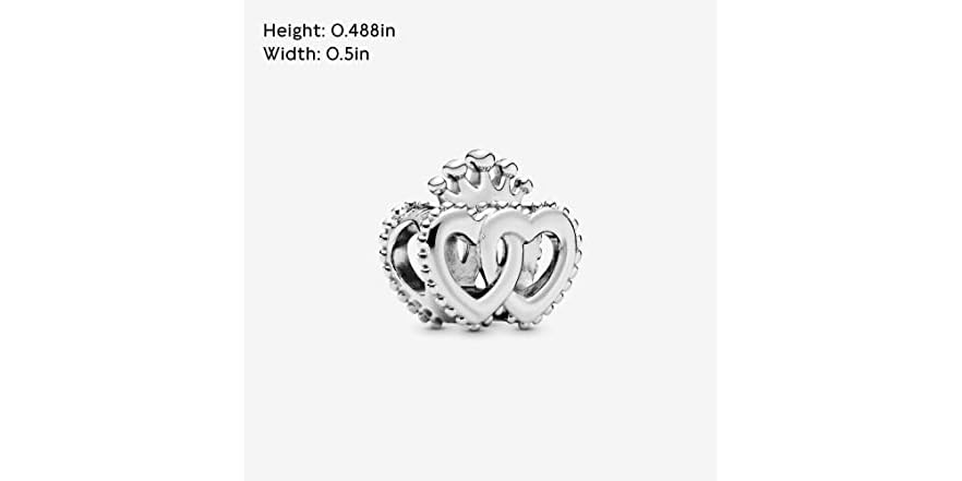Pandora 797670 Pandora United Regal Hearts Sterling S (Open Box)