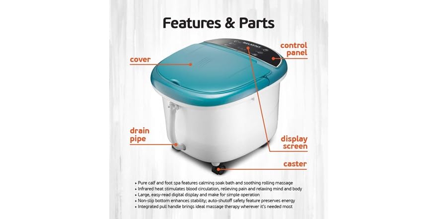 Belmint Portable Pure Calf & Foot Spa Massager