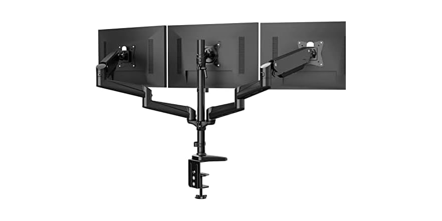HUANUO Triple Monitor Stand - 3 Monitor Mount