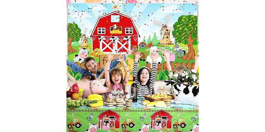 Farm Animals Theme Party Decorations