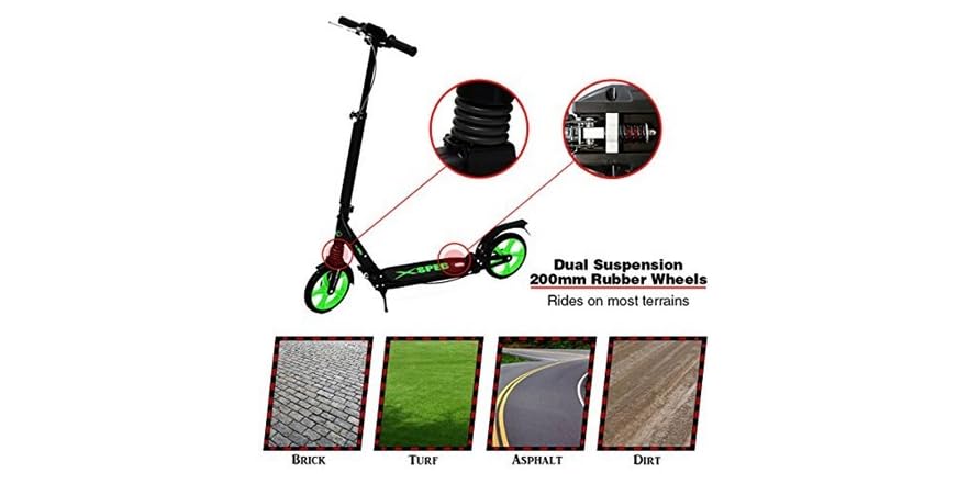 Xspec Aluminum Dirt Kick Scooter