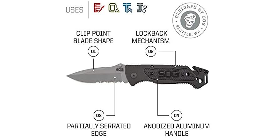 SOG Tactical Folding Knife