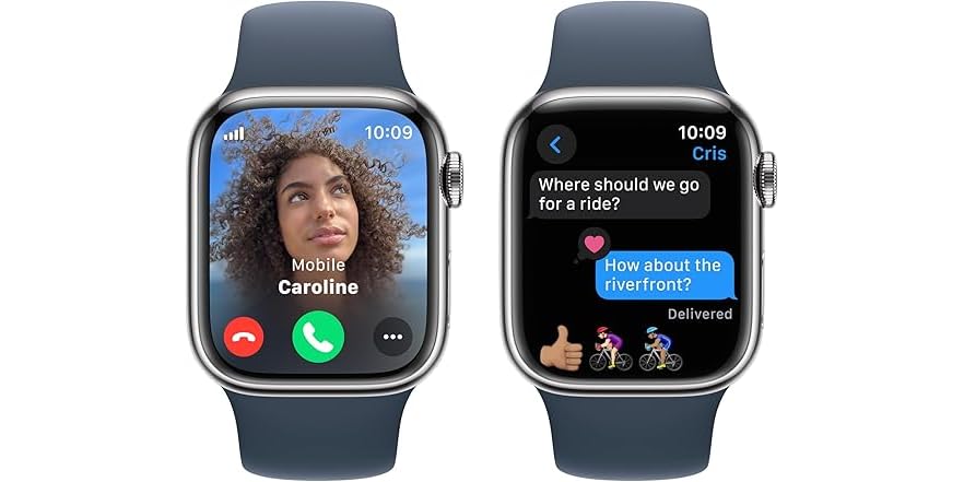 (NEW) Apple Watch Series 9 Smartwatch [GPS + Cellular 41mm] (Open Box)