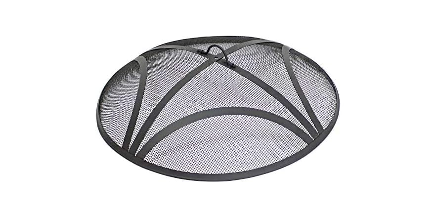 Reinforced Steel Mesh Fire Pit Spark Screen