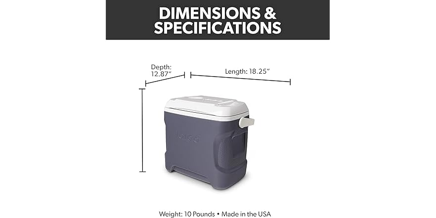 Igloo Thermoelectric Iceless 28Qt Electric Plug-in 12V Cooler