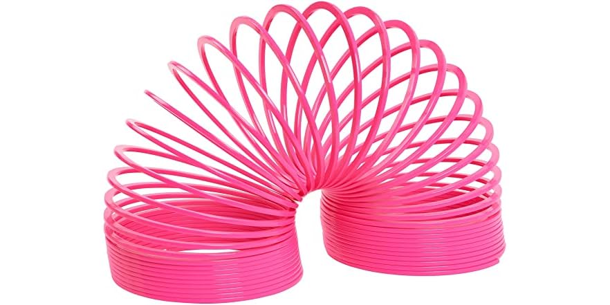 Plastic Giant Slinky, 4 Pack