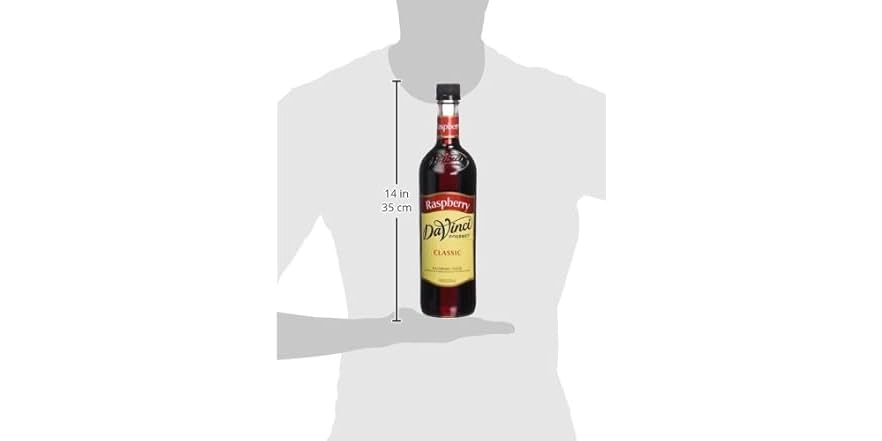 Da Vinci Gourmet Syrups Raspberry Syrup 750 ml Bottle