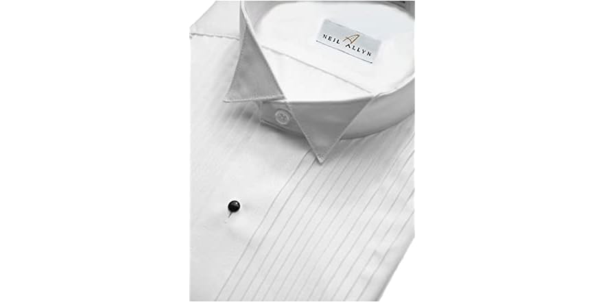 Tuxedo Shirt Wing Collar (15 - 32/33) White