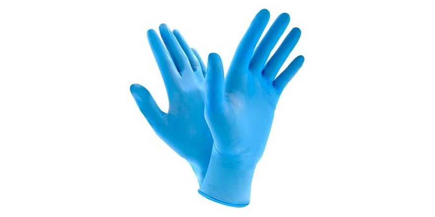 Blue Nitrile Gloves Latex & Powder Free (Open Box)