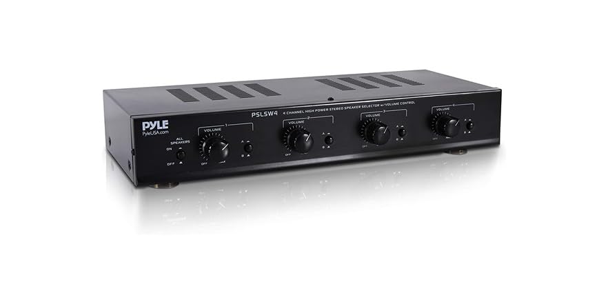 Pyle 4 Channel Speaker Selector