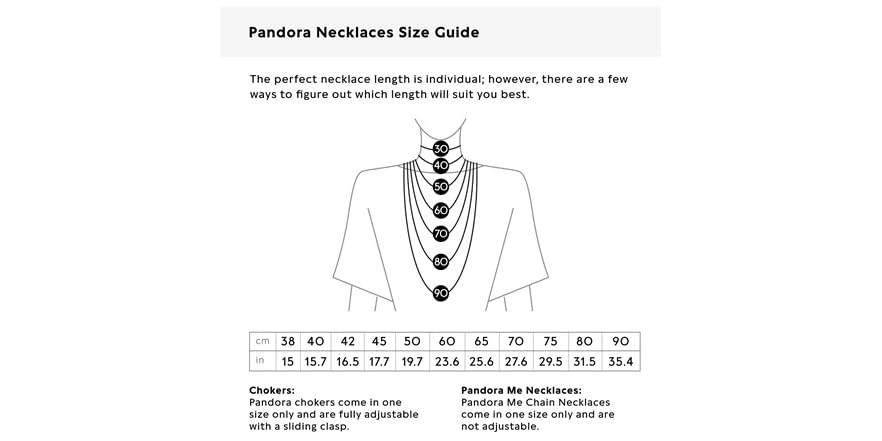 PANDORA Sterling Silver Chain Adjustable