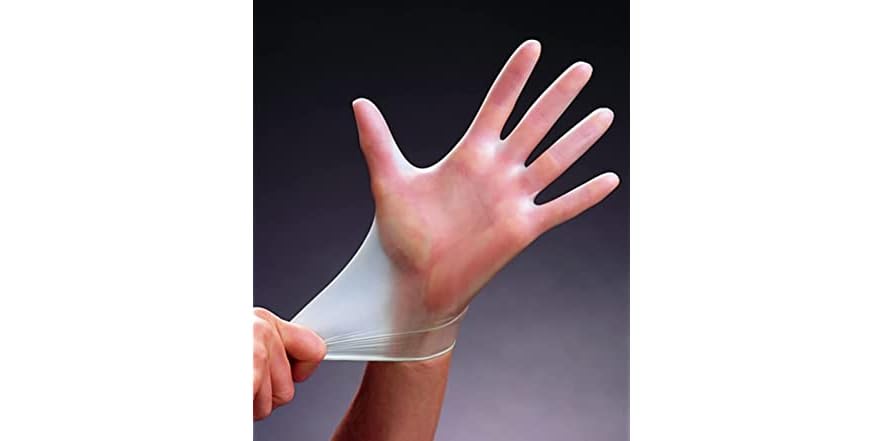 Microflex V28 Disposable XL Smooth Vinyl Gloves