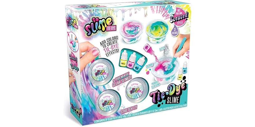 So Slime DIY Tie-Dye Scented Slime Kit