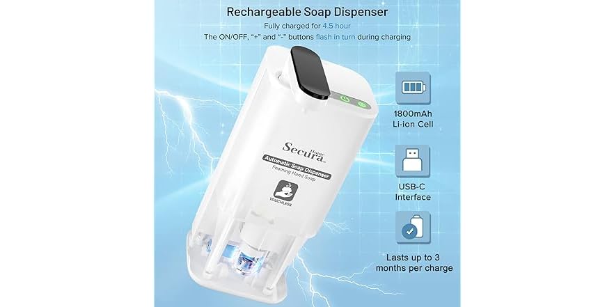 Secura Automatic Soap Dispenser 16oz