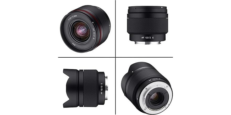Samyang AF 12mm F2.0 Autofocus Lens for Sony E