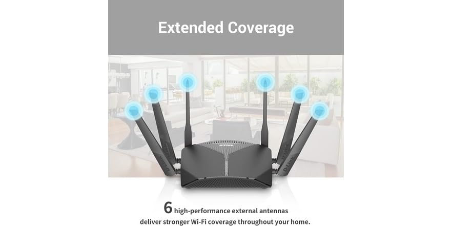 D-Link Smart Mesh WiFi Router AC3000