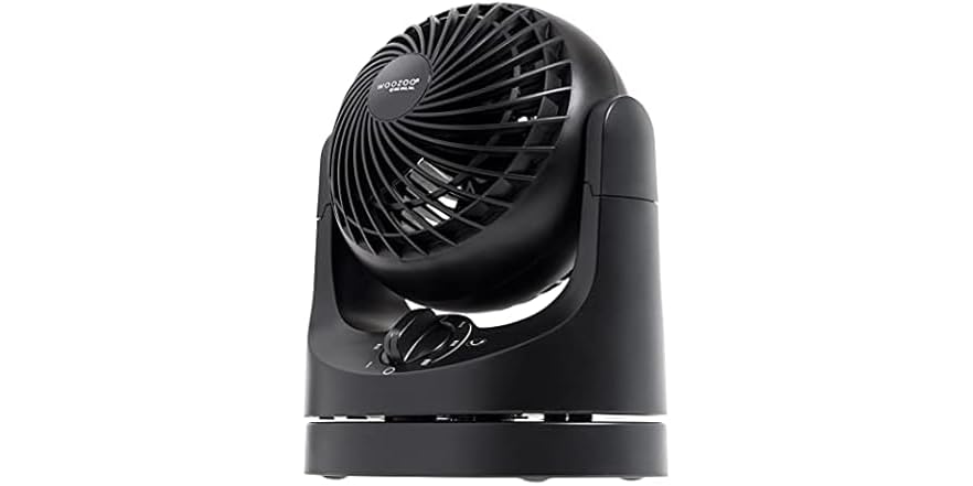 IRIS WOOZOO Desk Fan Black