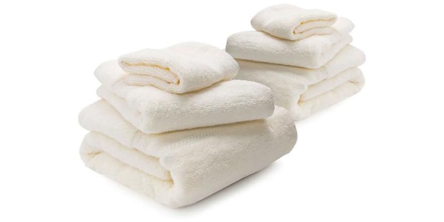 Microcotton 6-Piece Towel Set - Cameo