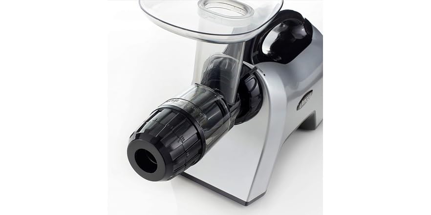 Omega Horizontal Masticating Juicer, Silver (Open Box)