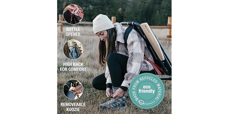 CleverMade Sequoia Folding Chair 5 Position